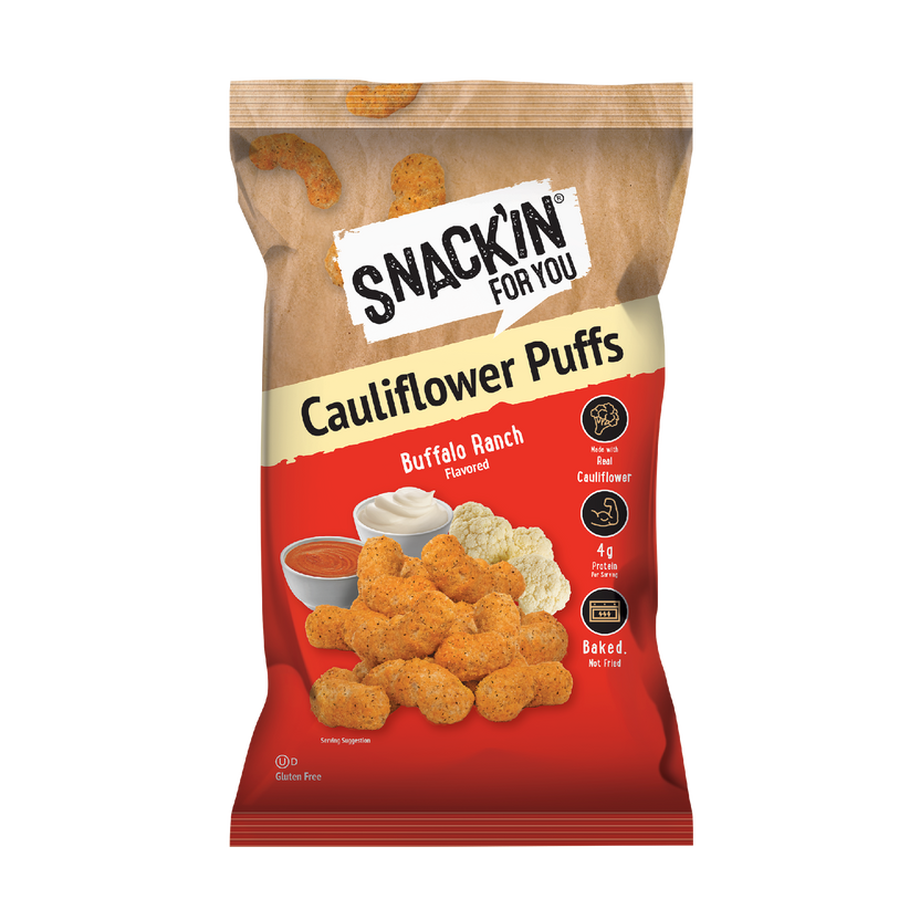 Cauliflower Puffs Sour Cream and Onion – Snack’in For You USA