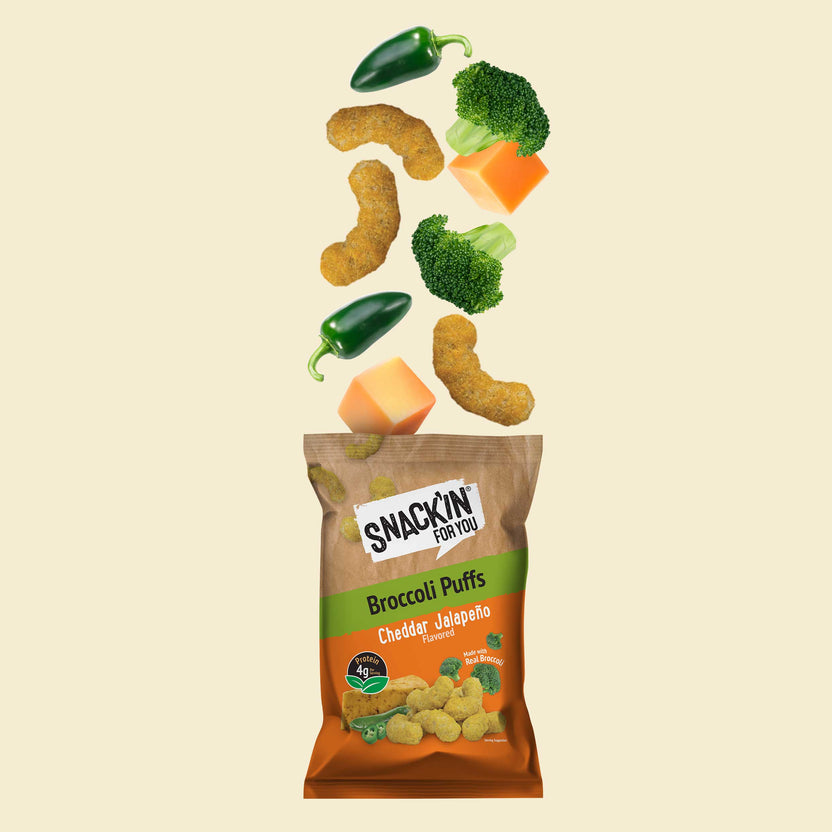 Broccoli Puffs Cheddar Jalapeño – Snack’in For You USA