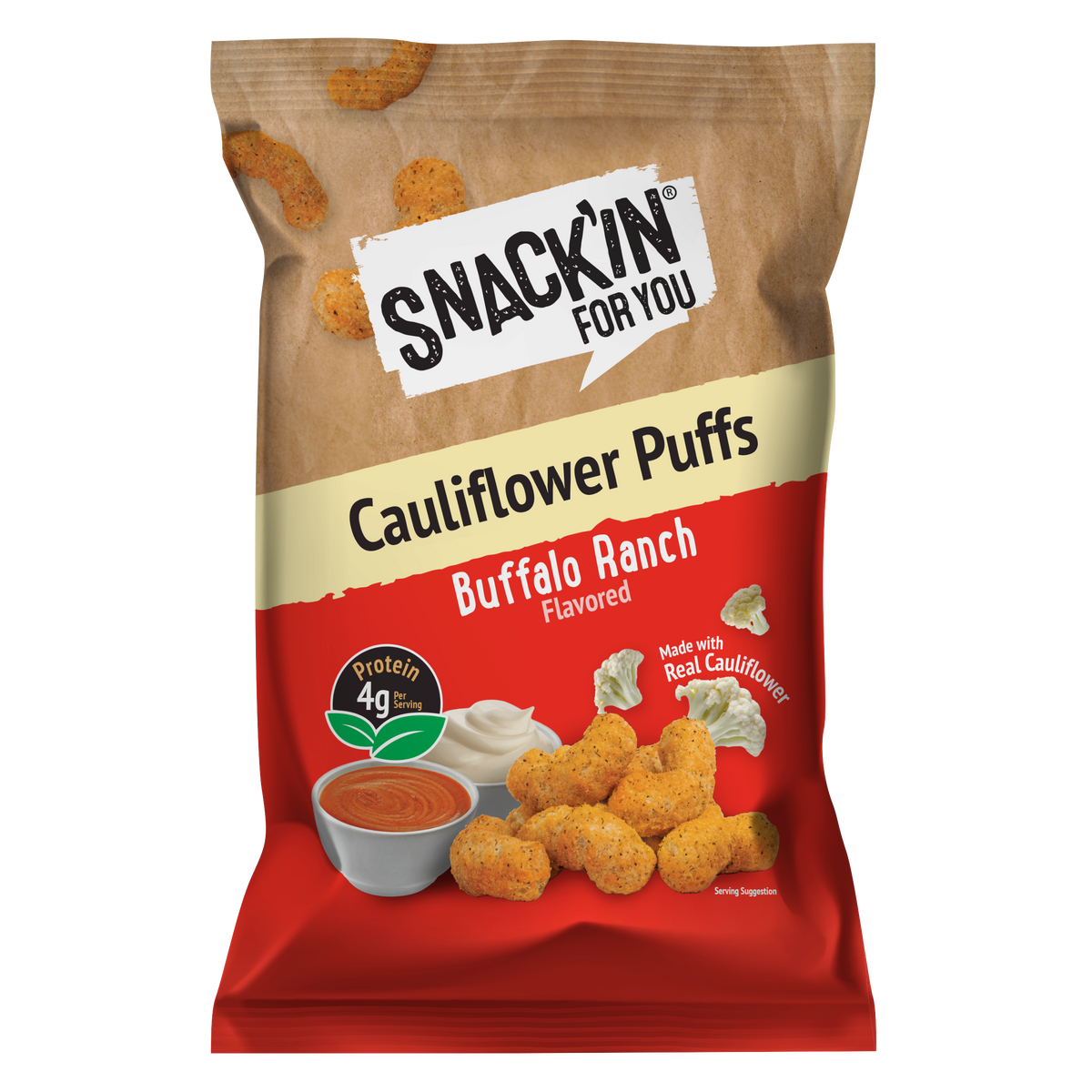 Cauliflower Puffs Sour Cream and Onion – Snack’in For You USA